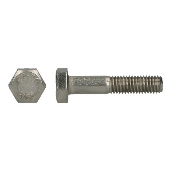 DIN 931 STAINLESS A2 HEXAGON HEAD BOLTS M10X50 (50) Sinatec Europe BV